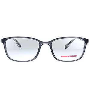 Prada Linea Rossa Lifestyle PS 04IV 01D1O1 Grey Plastic Rectangle Eyeglasses 53mm