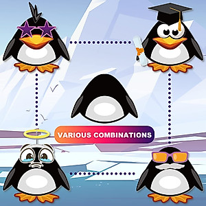 Paper Master Make A Face Sticker 60 PCS Sheets Make Your Own Stickers with 20 Design Animal Stickers for Boys & Girls as Gift of Festival, Reward, Art Craft, Party Favors, Birthday