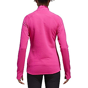 adidas Golf Women's Essential Textured Jacket, Small, Shock Pink