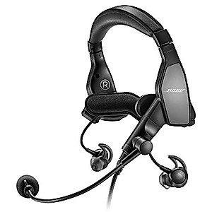 Bose Proflight Series 2 Aviation Headset, Non-Bluetooth, 5 Pin XLR Cable, Black