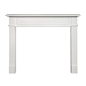 Pearl Mantels 520-48 Berkley Paint Grade Fireplace Mantel, 48-Inch, White, 48 Inch