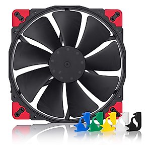 Noctua NF-A20 PWM chromax.Black.swap, Premium Quiet Fan, 4-Pin (200x30mm, Black) For Desktop