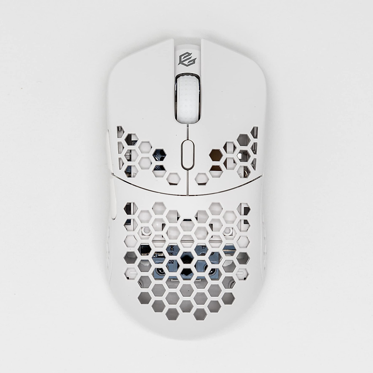 G-Wolves Hati HT-S ACE Wireless Gaming 58 gram Ultra Lightweight Honeycomb Design Mouse(White)