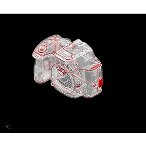 Pentax K-50 16MP Digital SLR Camera with 3-Inch LCD - Body Only (Red)