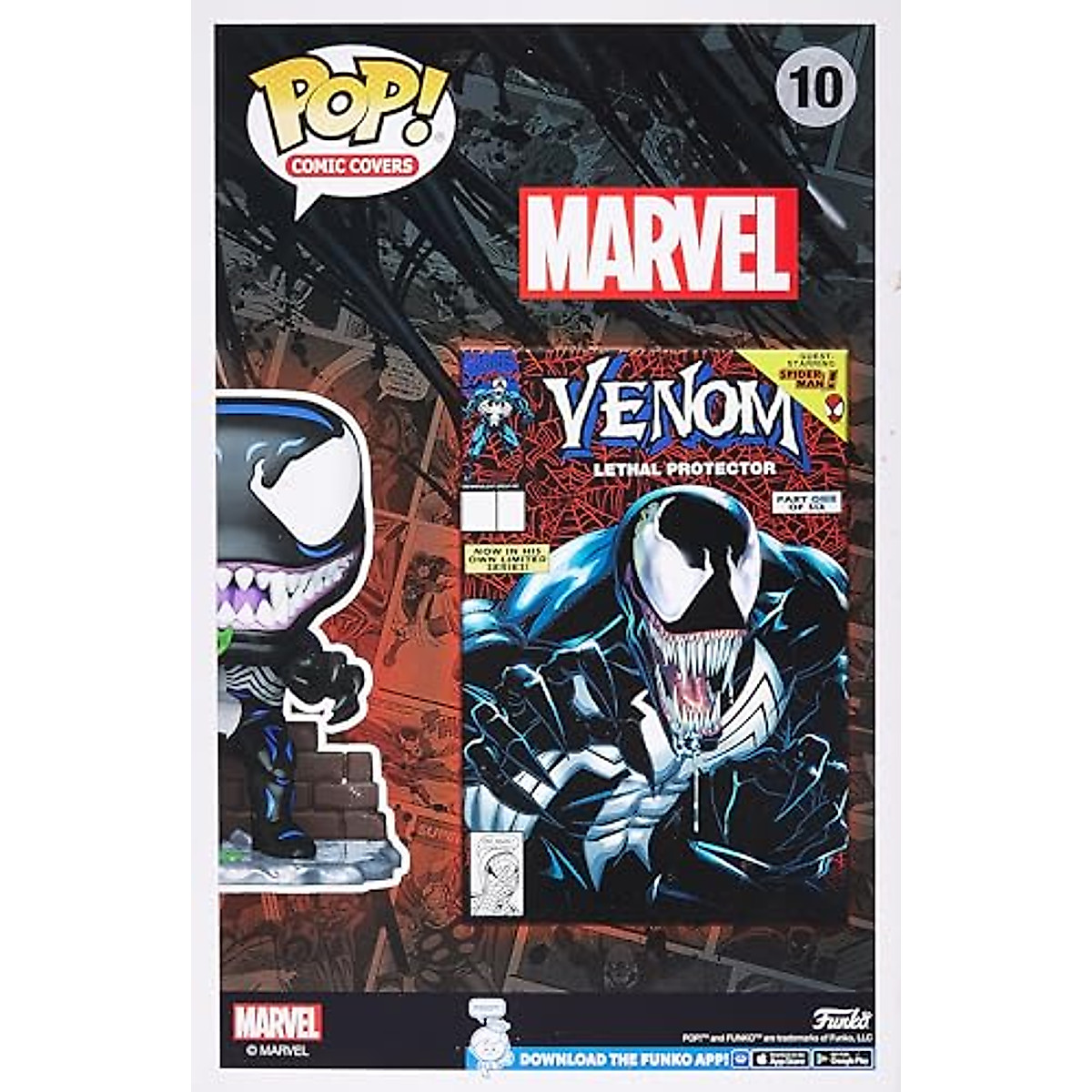 Venom Lethal Protector (Marvel) Funko Pop! Comic Cover