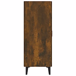 Natulvd Kitchen Sideboard Buffet Cabinet with Double Doors, Industrial Medical Cupboard Console Table Coffee Bar Cabinet for Entryway, Living Room, Dining Room - Rustic