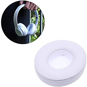Miruchertter Beats Solo 2 & 3 Earpad Replacement - Memory Foam Replacement Ear Pads Wireless Headphone Covers Headset Pads Sponge Earpads Cushions Compatible with Beats Solo 3 Solo 2 (White)