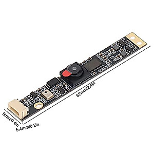 Oumefar HD Camera Module, USB Camera Module Stable Performance 68 Degree View Angle with Digital Microphone for Advertising Machine Computercomponent
