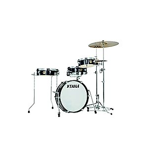 Tama Club-JAM Pancake LJK48P 4-piece Shell Pack with Snare Drum - Hairline Black