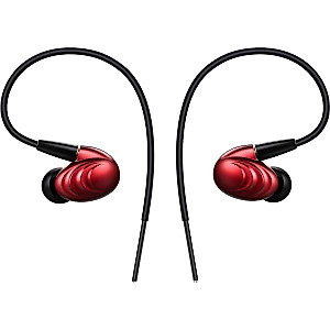 FiiO F9 Best Over The Ear Headphones/Earphones/Earbuds Detachable Cable Design Triple Driver Hybrid in-Ear Monitors with Android Compatible Mic and Remote (Red) ...
