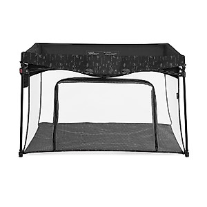 Dream On Me Ziggy Square Playpen Black and White/Easy Set Up/Breathable Mesh Walls/Stylish Finishes/Folds Compactly/Easy Storage/Lightweight/Ideal for Travel