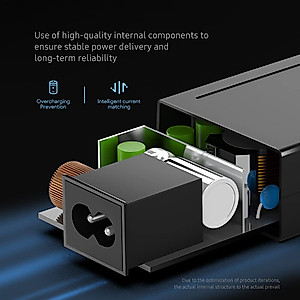 HKY 15.3V 3A AC Adapter for Goal Zero Yeti 150 Portable Power Station,Sherpa 100/100AC/50 Power Bank Solar Generator PN: 22004, 98052 Replacement Model UT60-153300-02 UT42-150150-E2 Power Supply Cord