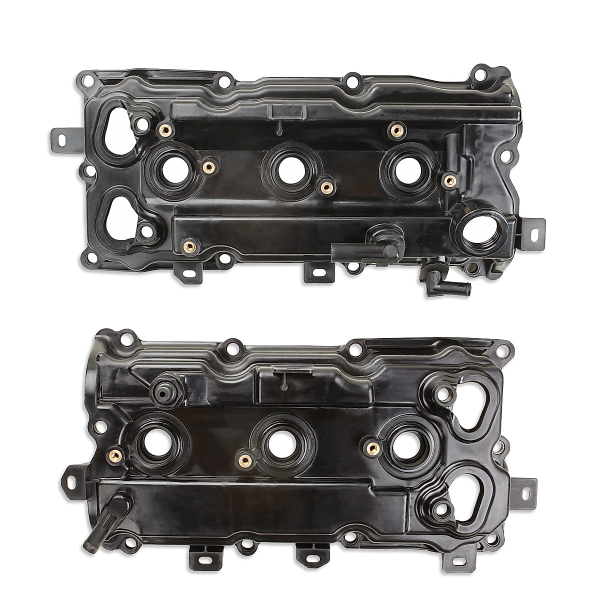 MITZOEN Valve Covers with Gasket & Bolts Compatible with 2014-2018 Nissan Altima 2009-2020 Nissan Maxima Pathfinder Murano Infiniti QX60 V6 3.5L Replace # 13264-9N00A 13264-9N00B