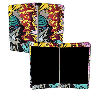 MightySkins Skin for Microsoft Surface Duo - Graffiti Wild Styles | Protective, Durable, and Unique Vinyl Decal wrap Cover | Easy to Apply | Made in The USA