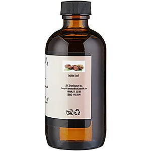 Sunny Isle Organic Jojoba Oil 4oz | 100 Pure | Moisturizing for Hair, Face, Skin & Nails | Natural Cold-Pressed | Base Carrier Oil