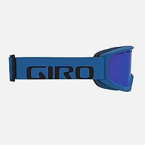Giro Index OTG Adult Snow Goggles - Blue Wordmark Strap with Vivid Royal Lens (2021)
