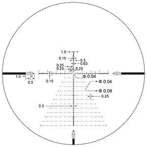 Arken Optics SH4 GEN2 4-16X50 Rifle Scope FFP MIL VPR Illuminated Reticle with Zero Stop - 34mm Tube