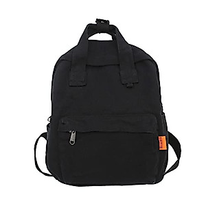 GGOOB Small Backpack Purse for Women Womens Backpack Purse for Women Mini Backpack Purse Aesthetic Purse (Black)