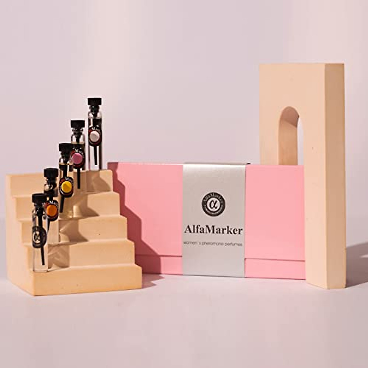 ALFAMARKER Pheromone Oil for Women Perfume Set - 5 Female Pheromone Perfumes Set 5x2ml - Great Holiday Gift. Mujer Perfume Concentradas con Feromonas