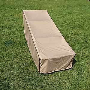 SORARA Chaise Lounge Cover Weatherproof Outdoor Porch Patio Furniture Cover, Water Resistant, 70''L x 29''W x 29''H