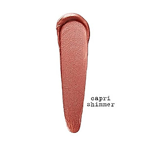 stila Stay All Day Liquid Lipstick, Shimmering Metallic, Long-Lasting Color Wear, No Transfer, Hydrating, Lightweight with vitamin E & Avocado Oil for Soft Lips, 0.10 Fl. Oz., Capri Shimmer