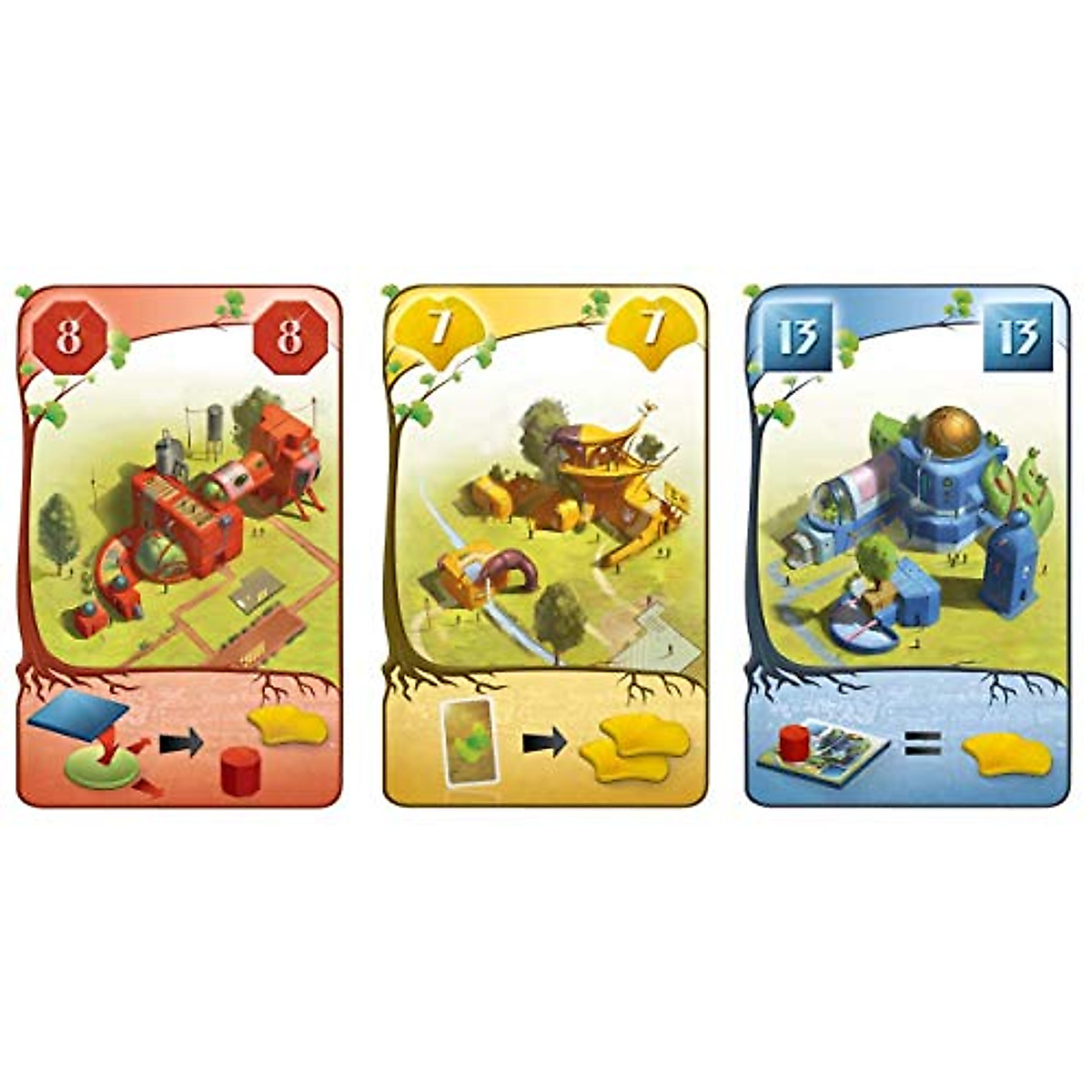 Pearl Games Ginkgopolis Board Game | Competitive Worker Placement Strategy Game for Adults and Kids | Ages 10+ | 1-5 Players | Average Playtime 45 Minutes | Made by Pearl Games