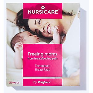Nursicare Therapeutic Breast Pads for Wounded, Cracked, Painful Nipples, Pack of 6 Each