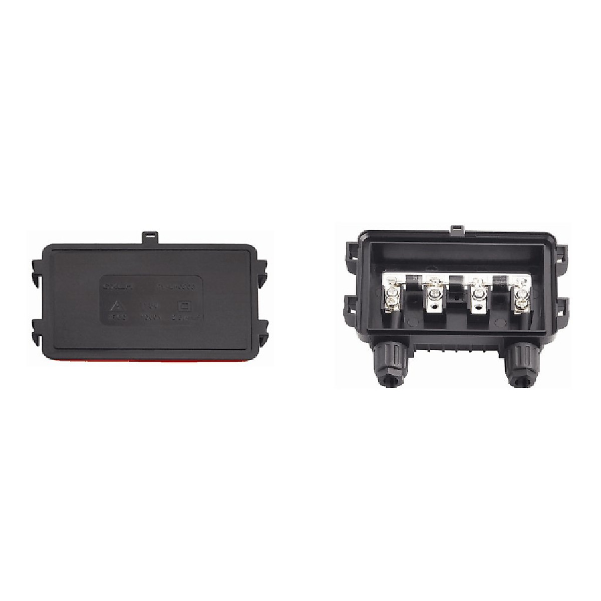 MagiDeal Solar Junction Box PV Connector with 3 Diodes for Solar Panel 100-180W 6A