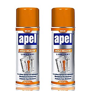mitreapel Silicone Mold Release Spray (2 x 14.4 oz) Release Agent Aerosol Spray (2 Pack)