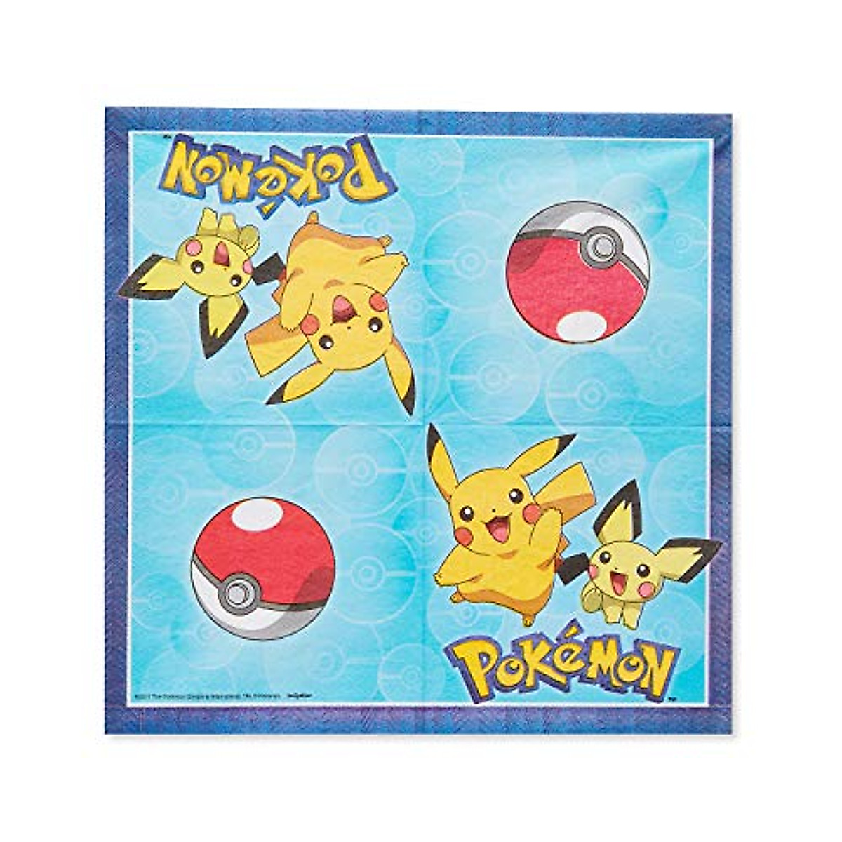 American Greetings Pokemon Party Supplies, Paper Lunch Napkins (48-Count)