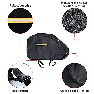 Andacar Caravan Hitch Cover, Waterproof Trailer Jack Cover Universal Trailer Hitch Covers Rain Snow Dust-Proof Hitch Ball Cover-36x24x6 inch.