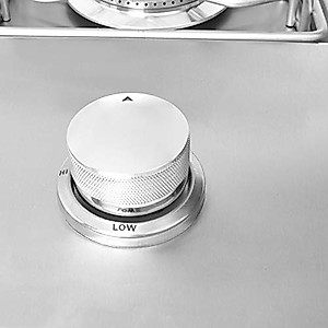 Stanbroil Outdoor Grill Drop-in Gas Single Side Grill Burner, Built-In Side Grill Burner for Natural Gas - Stainless Steel