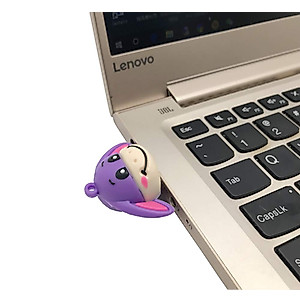 Novelty Eeyore Shape Design 32GB USB 2.0 Flash Drive Cute Memory Stick Stitch Thumb Drive Data Storage Pendrive Cartoon Jump Drive Gift