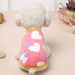 HonpraD Turtle Pet Clothes Product Bust Winter Dog Leopard Print for Autumn Pet Supplies Dog Shirt Medium Girl Jacket