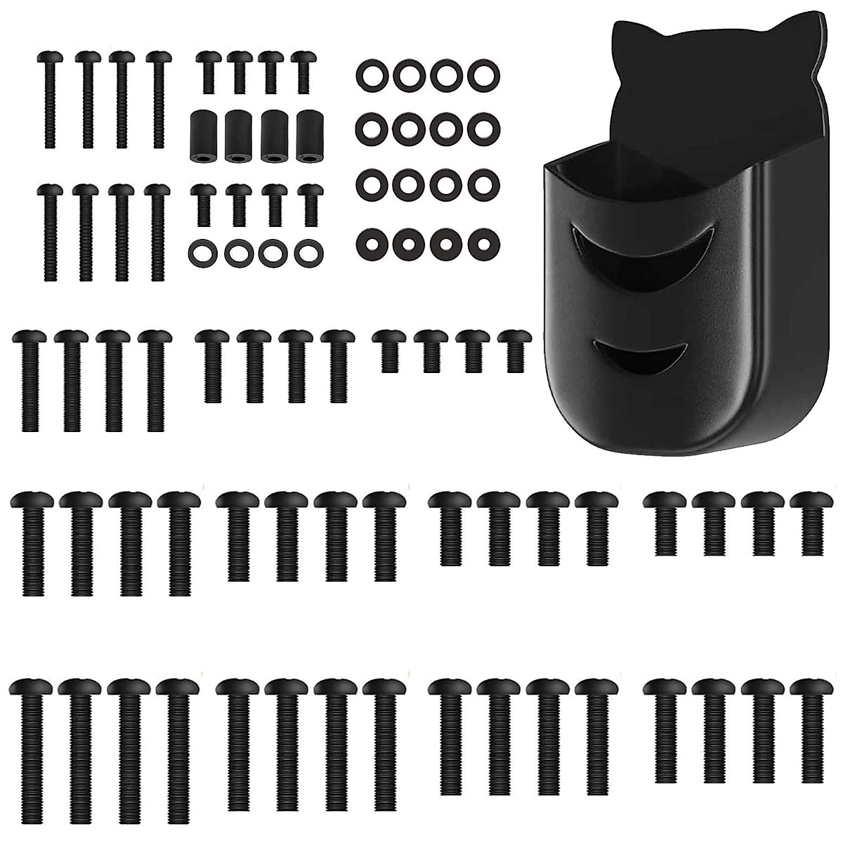 Universal TV Mount Kit for Onn, Sony, Westinghouse, Philips, Toshiba, Insignia - Includes M4, M5, M6, M8 TV Mounting Screws, Washers & Remote Holder