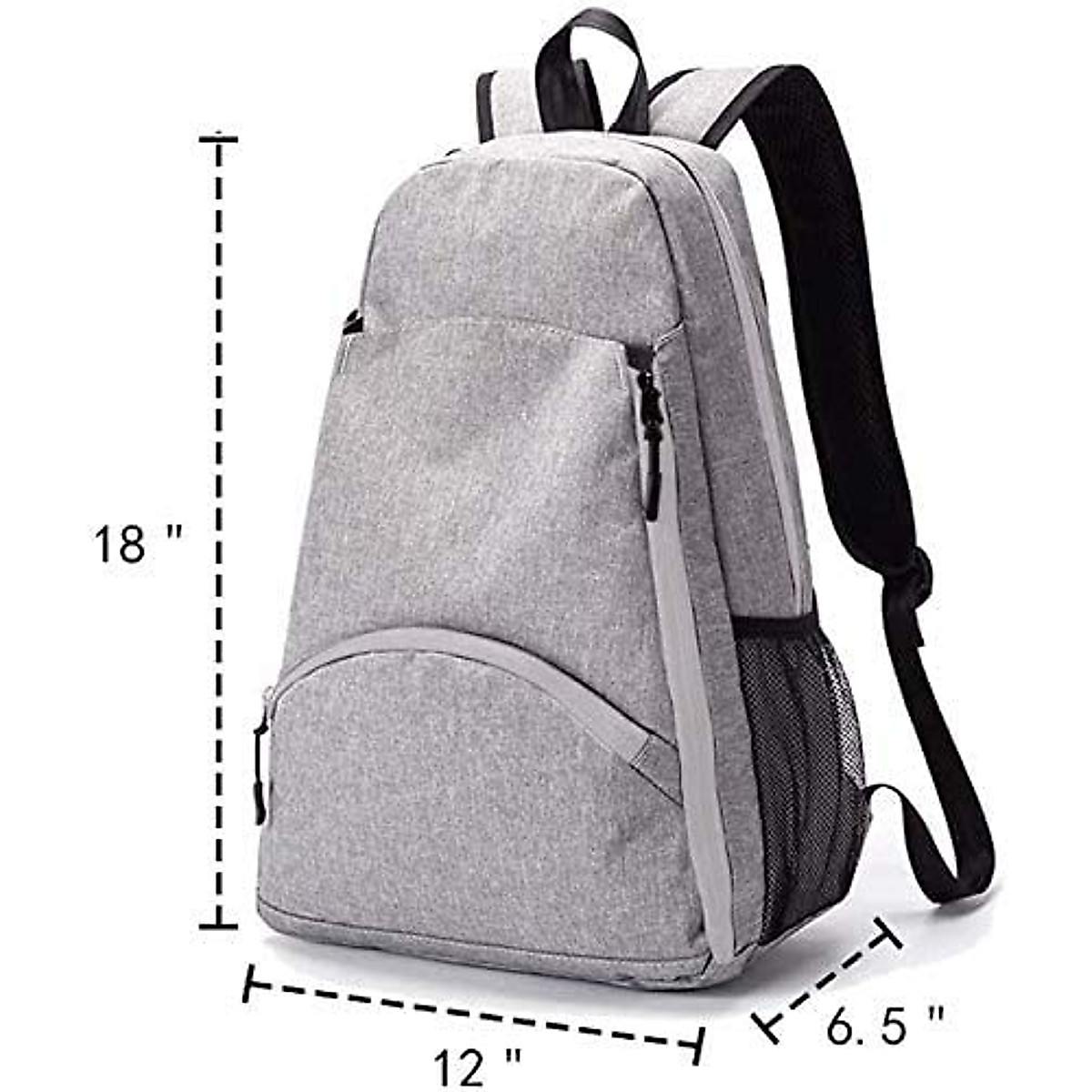 QCWN 2 Raquet Tennis Bag,Tennis Bags For Men Women,Tennis Backpack,Durable Tennis Bookbag,Tennis Pickleball Bag,Tennis Bag Waterproof,Raquet Carrier for Balls, Pickleball Paddles, Badminton Rackets