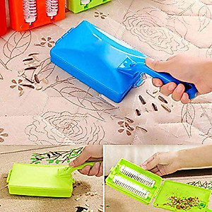 Eugeneq Mini Carpet Rug Roller Brush Dirt Handheld Sweeper Cleaner for Home Cleaning