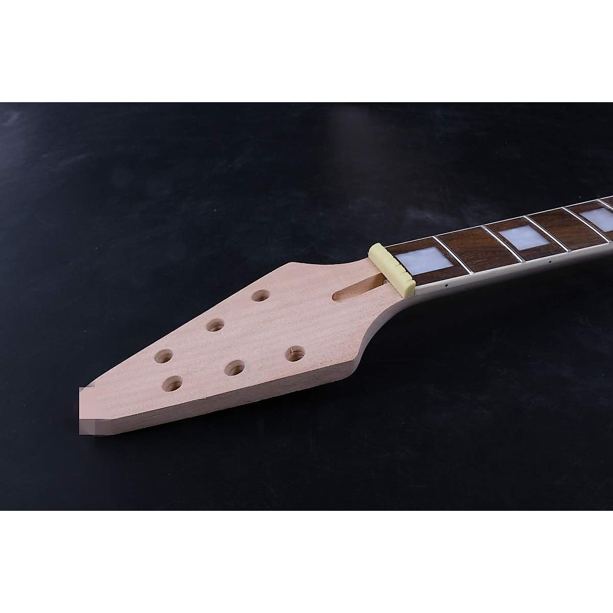 1set guitar Kit 22 Guitar Neck Guitar Body Mahogany Rosewood fine shape (Square inlay)