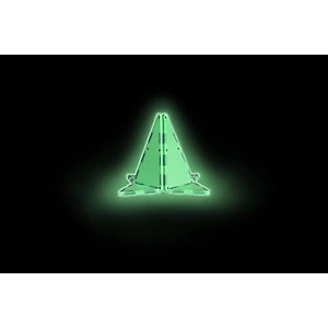 Magna-Tiles Glow In The Dark Set, The Original Magnetic Building Tiles For Creative Open-Ended Play, Educational Toys For Children Ages 3 Years + (16 Pieces + LED Light Included)