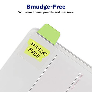 Avery Mini Ultra Tabs, 1" x 1.5", 2-Side Writable, Pastel Purple/Blue/Pink, 40 Repositionable Tabs (74761)