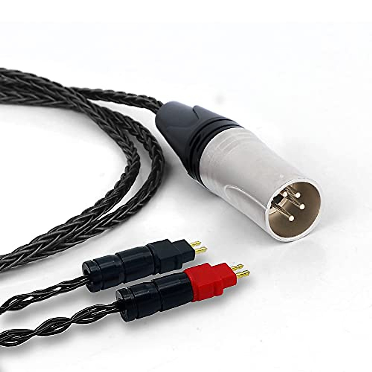 Balanced XLR 4Pin Cable for HD545 HD565 HD580 HD650 HD600 HiFi Cable Made with an Improved 100-strand Soft Teflon Coated Silver Plated Copper Wire 1.8m/5.9ft