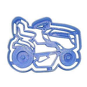 YNGLLC RIDER RIDING MOWER LAWN CARE YARD LANDSCAPING EQUIPMENT COOKIE CUTTER MADE IN USA PR4672, Blue