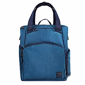Bambino Mio, Baby & Beyond Diaper Bag, Navy Blue