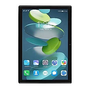 Airshi Gaming Tablet, 5G WiFi 4G LTE 10.1 Inch FHD HD Tablet Aluminum Alloy Dual Camera with Keyboard for School (US Plug)