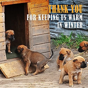 SwSun Outdoor Pet Heating Pad Waterproof, 80W Heated Cat Bed Built-in Auto Thermal System, Energy Saving and Environmental Protection, Ideal Used Outdoor for Cats, Dogs, Rabbits, and Other Pets