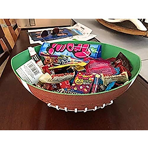Football Plastic Bowl - 12 1/2" x 10", 1 Pc