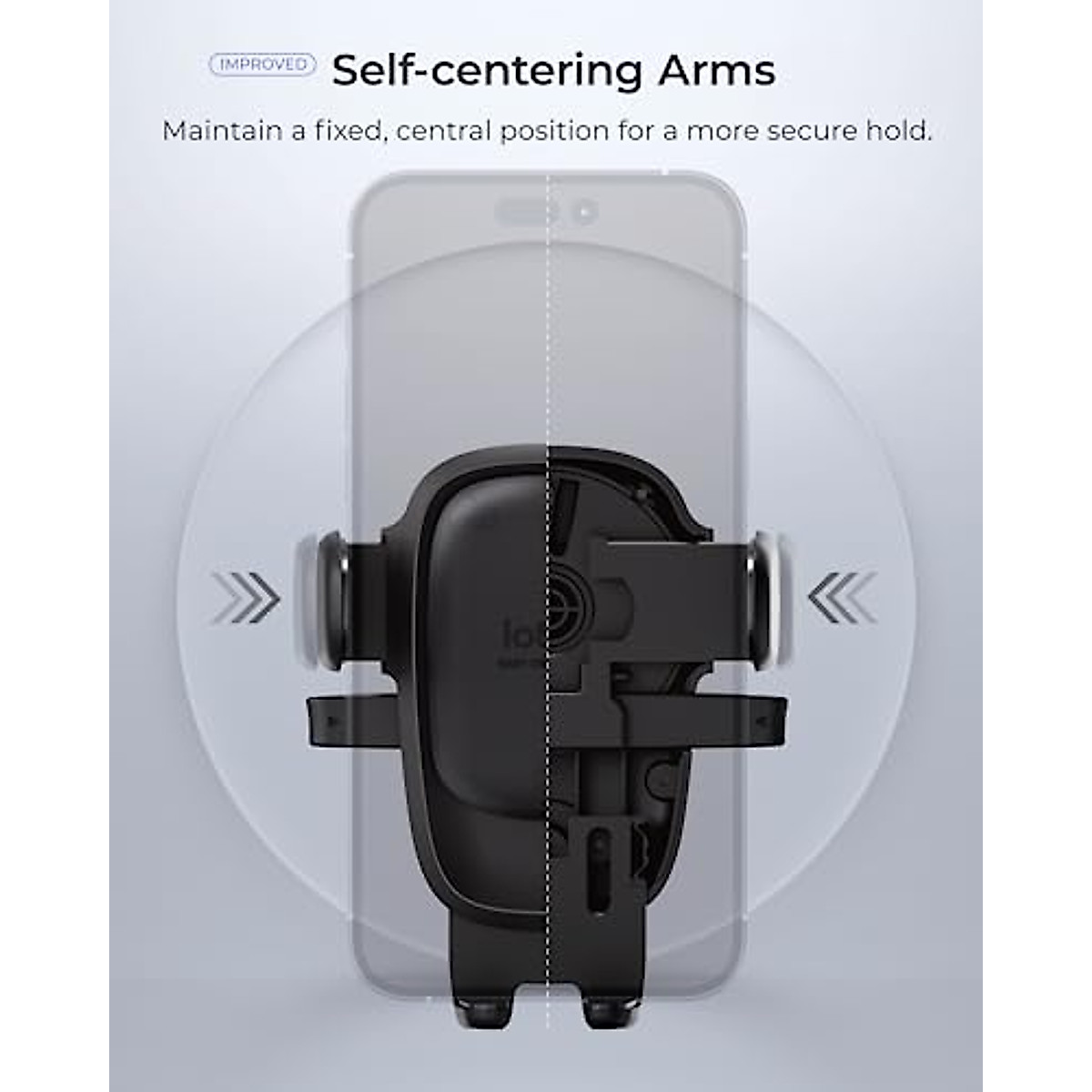 iOttie Easy One Touch 6 Universal Car Mount Dashboard & Windshield Suction Cup Phone Holder for iPhone Samsung, Google, All Smartphones