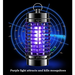 Bug Zapper Outdoor/Indoor,Mosquito Killer lamp,Mosquito Killer Outdoor Mosquito Zapper - UV Indoor Fly Trap, Insects Control, Home & Patio Mosquito Trap.