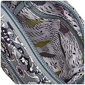 Vera Bradley Women's Cotton Small Convertible Crossbody Purse With RFID Protection, Plaza Tile - Recycled Cotton, One Size