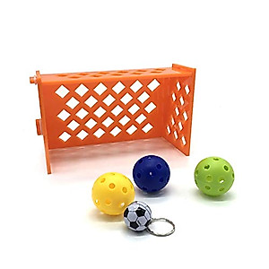 POPETPOP 2 Sets Parrot Soccer Ball Toys Field Training Toys Bird Intelligence Development Toys for Macaw Parakeet Cockatiel Conure Budgies (Random Color)